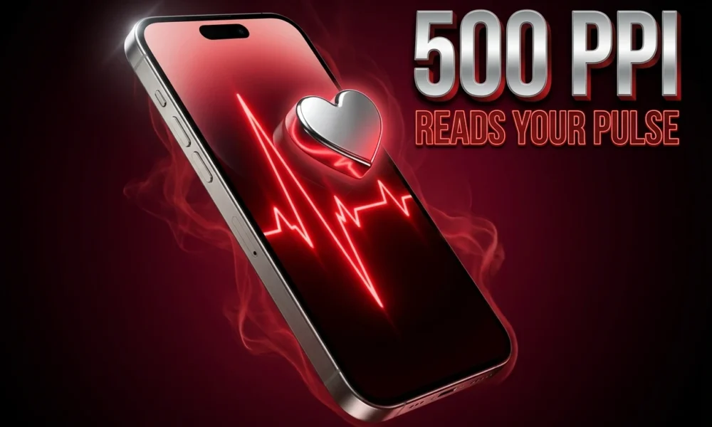 Samsung Sensor OLED 2026: 500 PPI Heart Rate Display